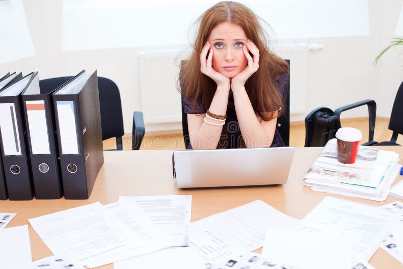 Aburren a la señora foto de archivo. Imagen de general - 14871312