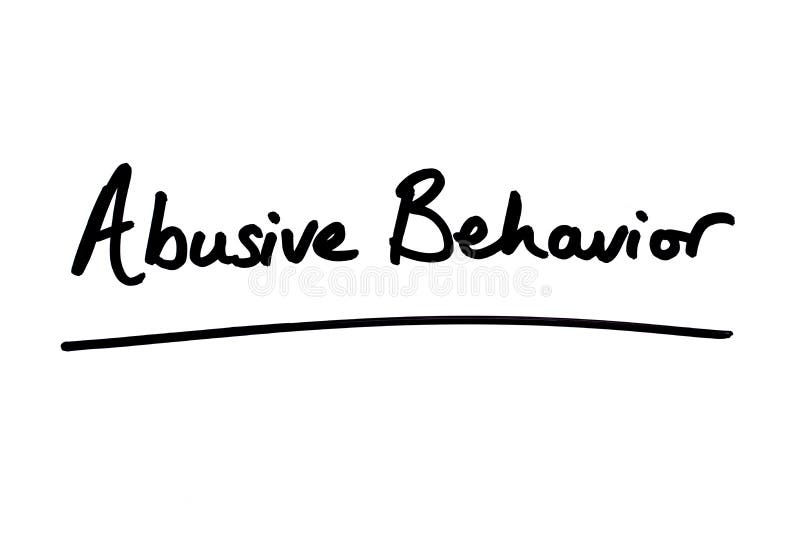 Abusive Behavior stock illustration. Illustration of bully - 181278889