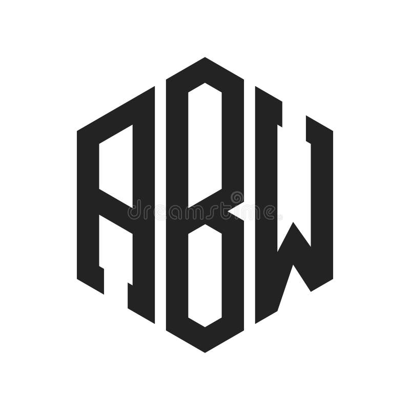 ABW Logo Design. Initial Letter ABW Monogram Logo Using Hexagon Shape ...