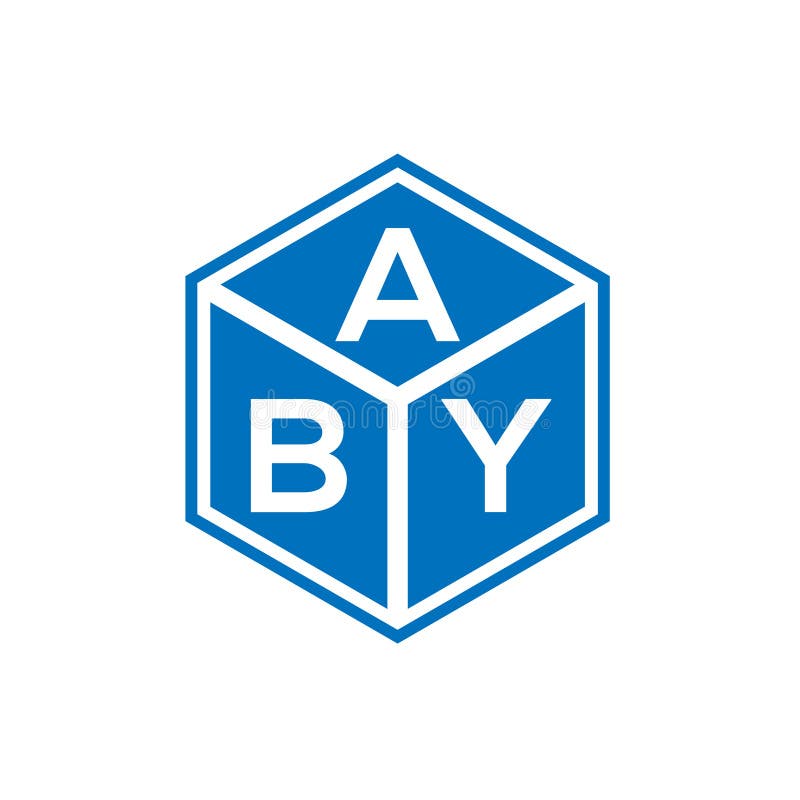 ABY Letter Logo Design on Black Background. ABY Creative Initials ...