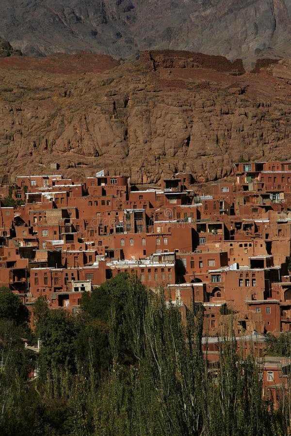Abyaneh Village In Kashan, Iran Stock Image - Image of brick ...