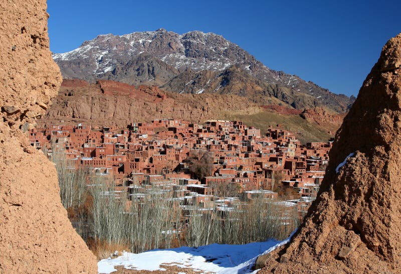 Abyaneh village stock image. Image of hill, built, antique - 24541515