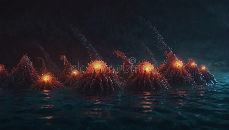 Into the Abyss: Exploring the Depths Amidst Glowing Eggs of Mysterious ...