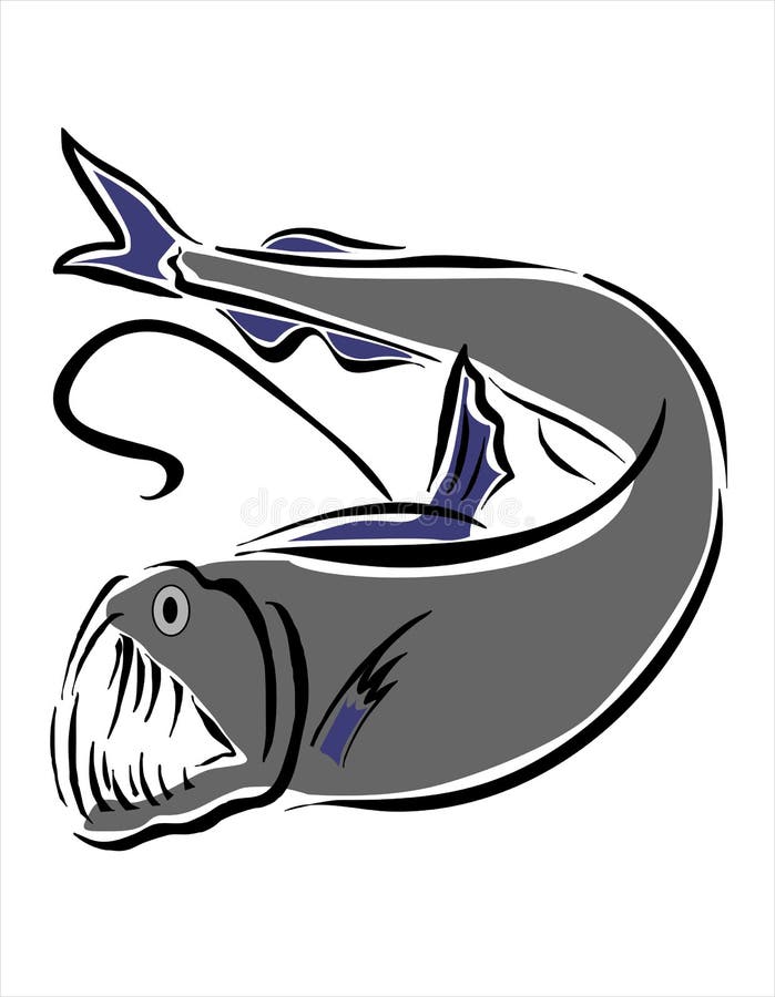 Abyssal fish stock vector. Illustration of aquatic, teeth - 30734691