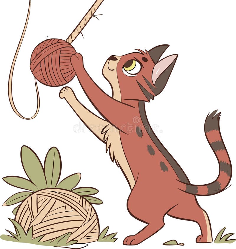 Abyssinian Cat Vector Artwork Stock Illustration - Illustration of ...