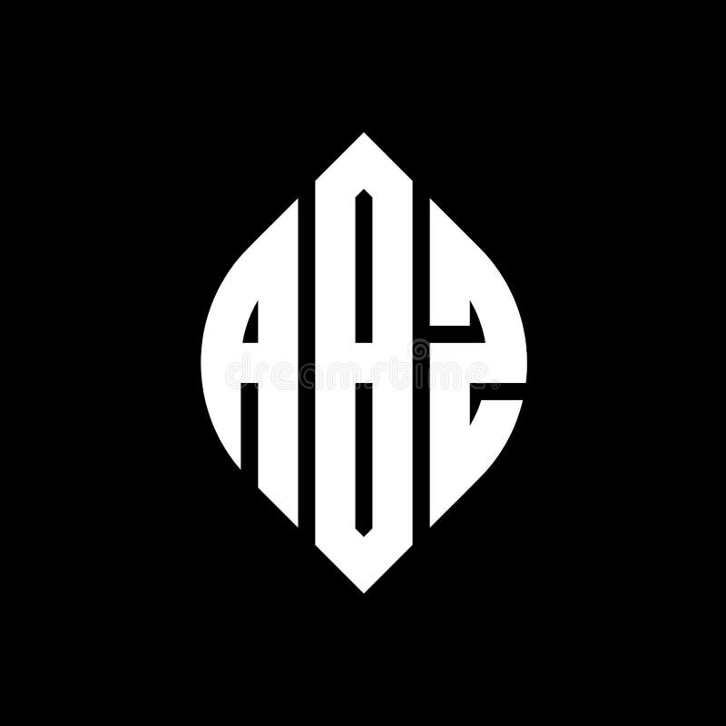 ABZ Circle Letter Logo Design with Circle and Ellipse Shape. ABZ ...