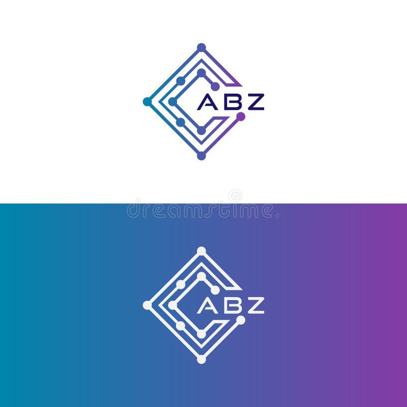 Abz Tech Initial Logo Design Icon for Technology, Digital, Tech ...