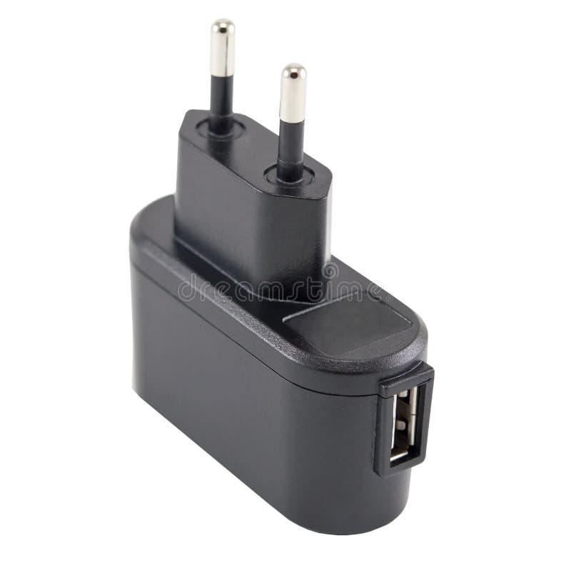 AC Adapter for Charging the Phone Stock Photo - Image of adaptor ...
