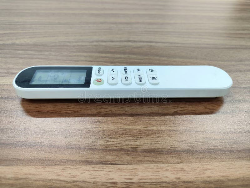AC (air Conditioner) Remote Which is Placed on the Table Stock Image ...