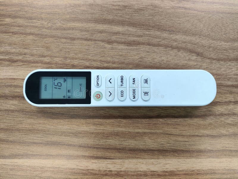 AC (air Conditioner) Remote Which is Placed on the Table Stock Photo ...
