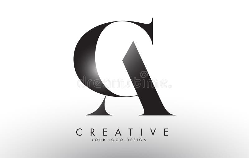 AC a C Letters Design Logo with an Elegant and Classic Look Vector ...