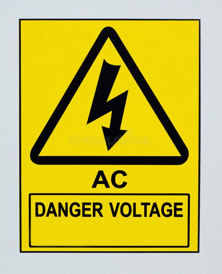 AC Danger Voltage stock photo. Image of high, area, danger - 50068434