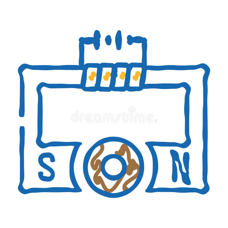 Dc Generator Electrical Engineer Glyph Icon Vector Illustration Stock ...