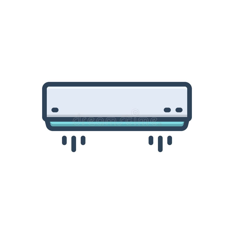 Color Illustration Icon for Ac, Electrical and Appliance Stock ...