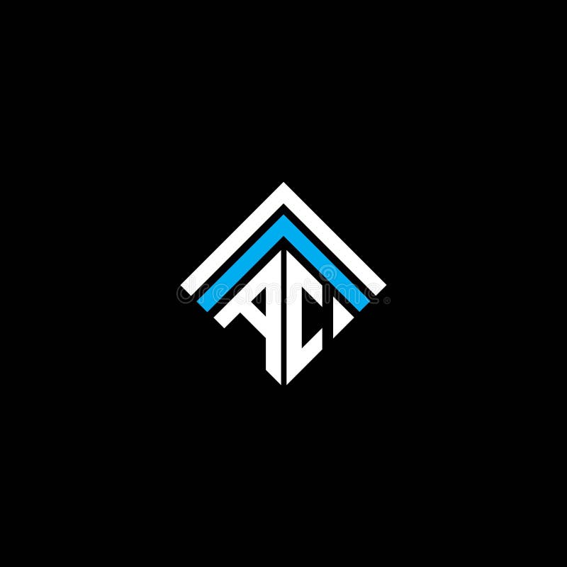 AC Letter Logo Creative Design with Vector Graphic, Stock Vector ...