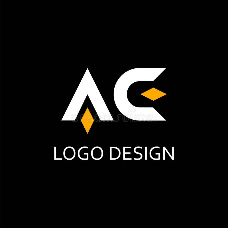 Ac Letter for Simple Logo Design Stock Vector - Illustration of ...