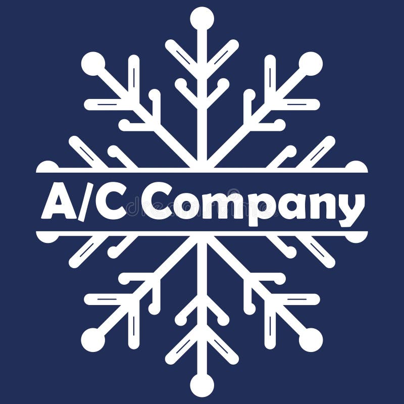 Air Conditioning Service. Perfect Logo with Snowflake for Air ...
