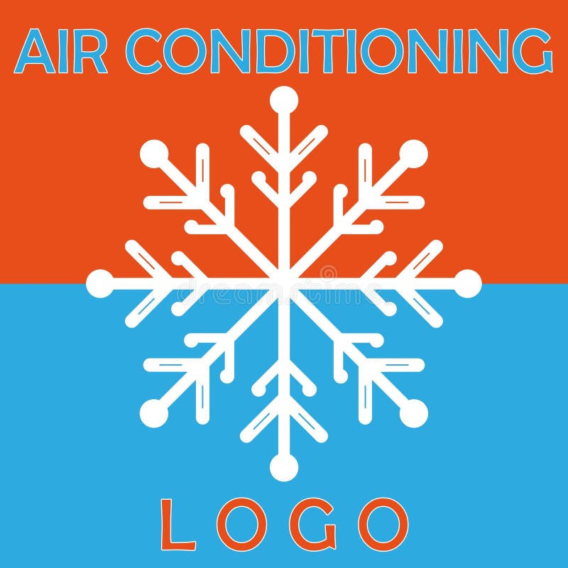 Air Conditioning Service. Perfect Logo with Snowflake for Air ...