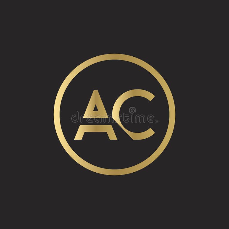 AC Logo Design Business Typography Vector Template. Creative Linked ...