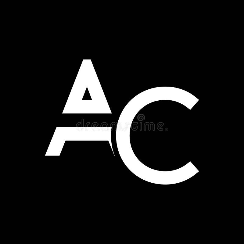 AC Logo Design Business Typography Vector Template. Creative Linked ...