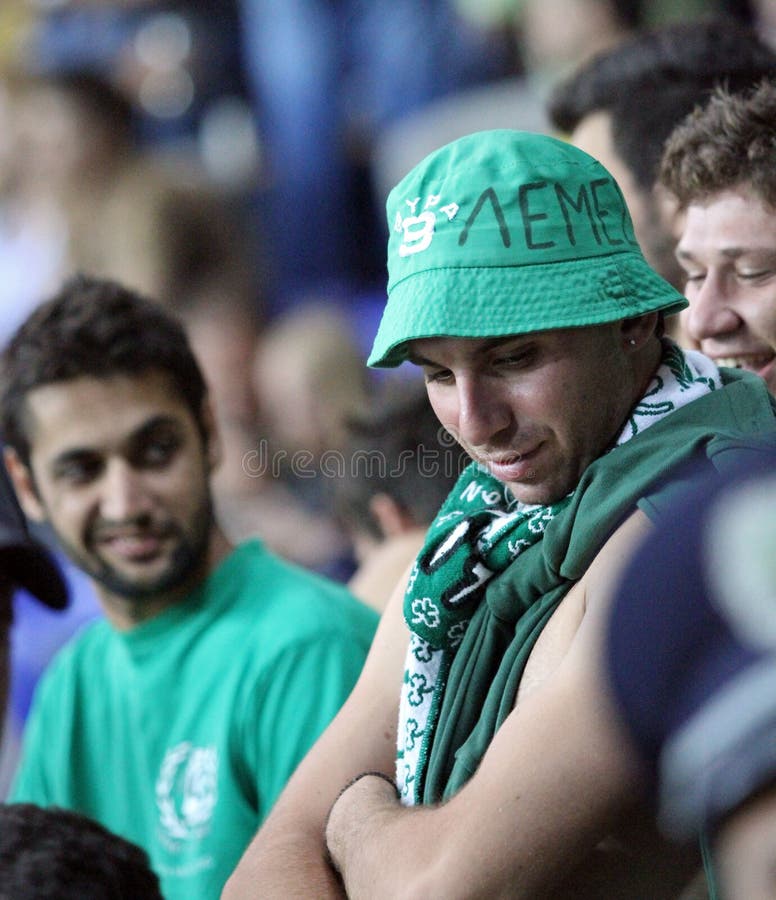 AC Omonia Nicosia fans editorial stock photo. Image of field - 25833143