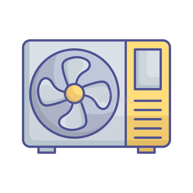 Ac Outdoor Vector Icon Which Can Easily Modify or Edit Stock Vector ...