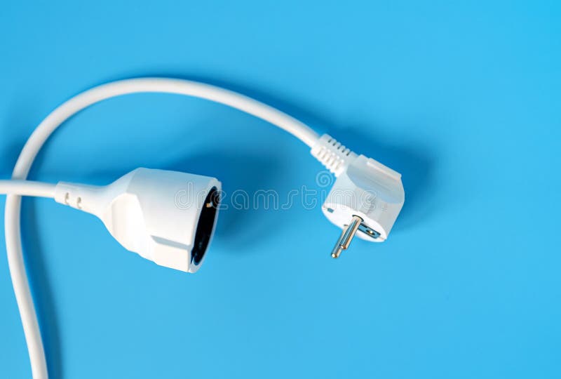 AC power plug stock photo. Image of plug, blue, energy - 241338672