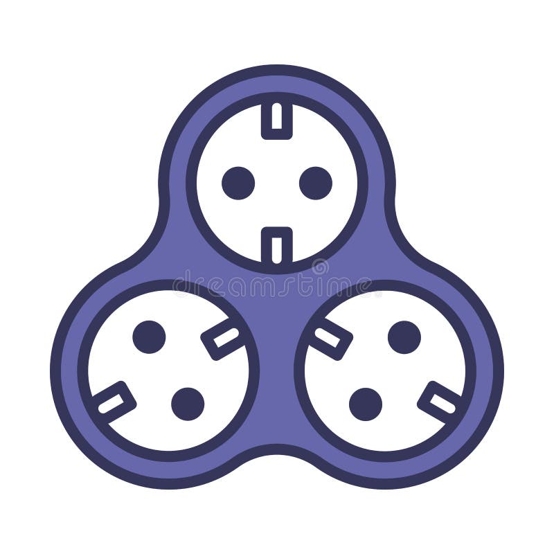 AC Splitter Icon stock vector. Illustration of energy - 239797571