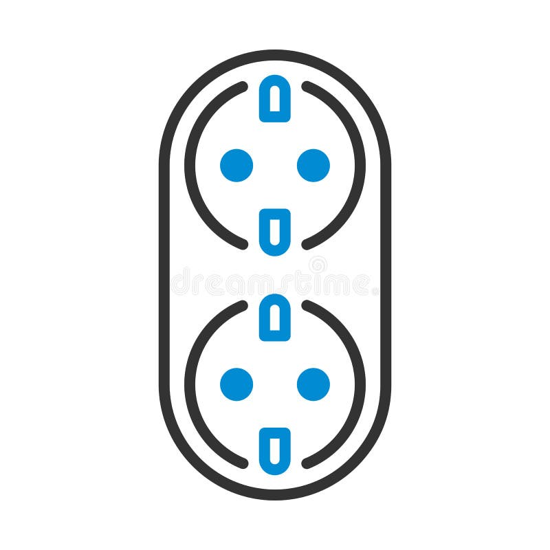 AC Splitter Icon stock vector. Illustration of line - 248515664