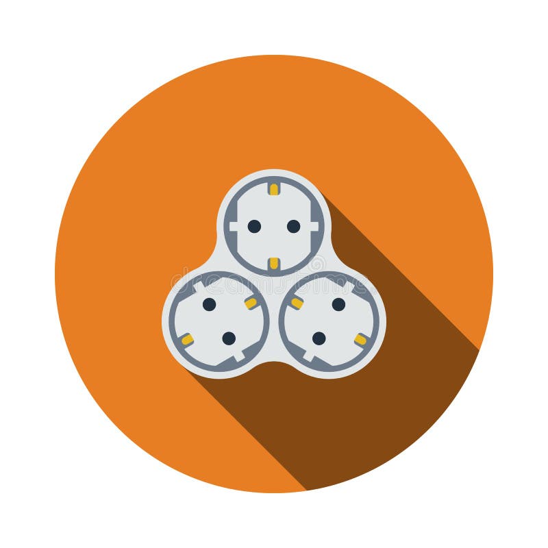 AC Splitter Icon stock vector. Illustration of electronic - 252790160