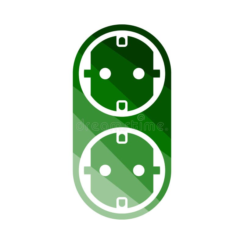 AC Splitter Icon stock vector. Illustration of flat - 252790168