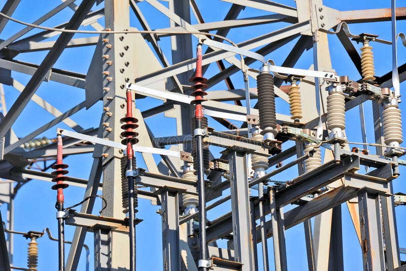 AC substation high voltage stock image. Image of industry - 51004797