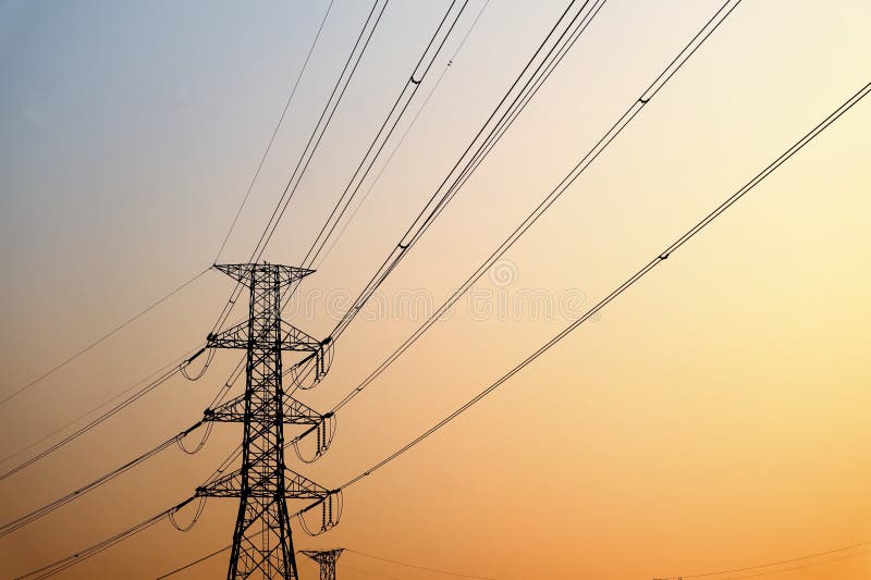 AC transmission towers stock photo. Image of dangerous - 67770896