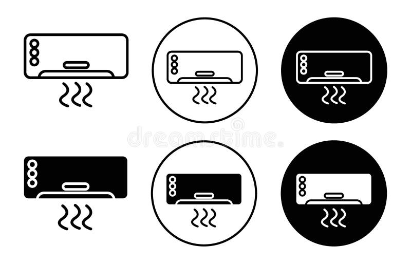 AC UNIT Flat Line Icon Set. AC UNIT Thin Line Illustration Vector Stock ... AC UNIT Flat Line Icon Set. AC UNIT Thin Line Illustration Vector Stock ...
