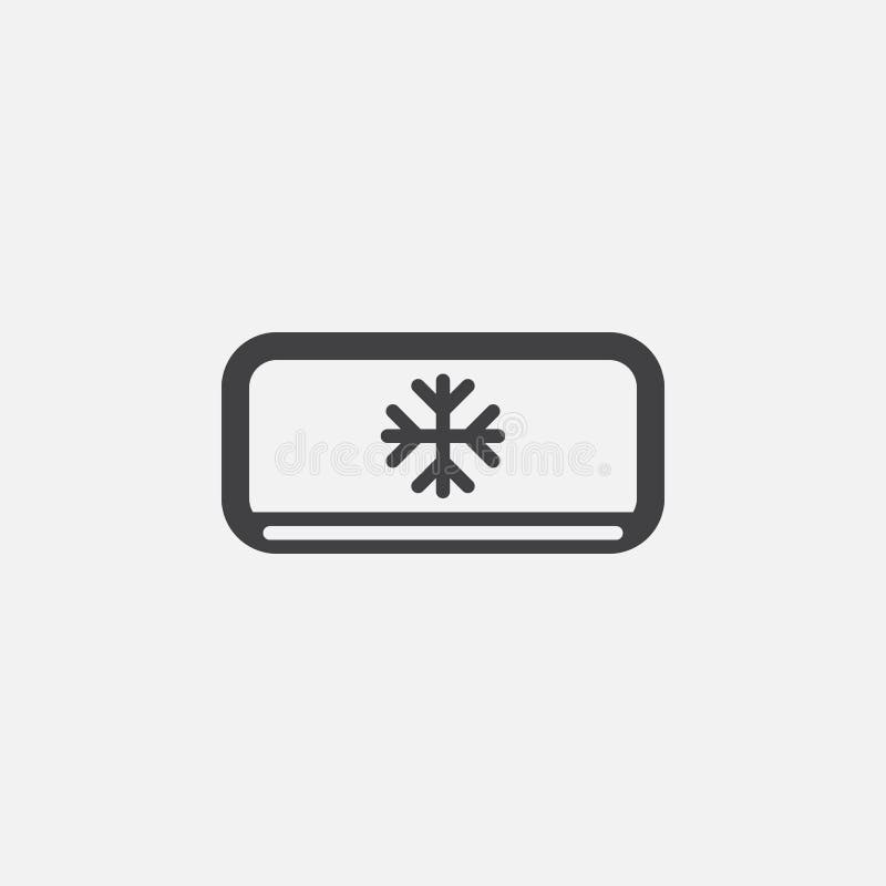 AC Unit Icon, Vector Logo Illustration, Pictogram Isolated on White ...