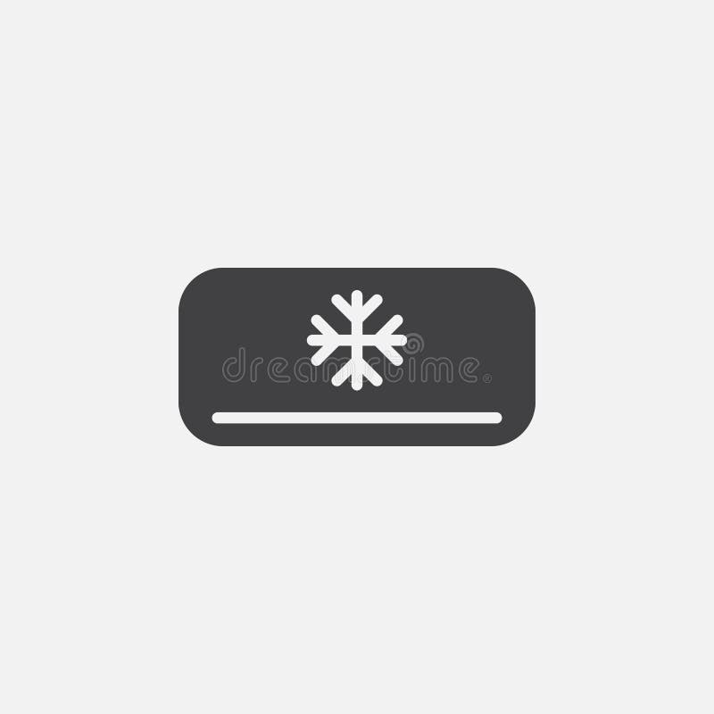 AC Unit Icon, Vector Logo Illustration, Pictogram Isolated on White ...