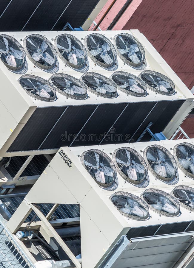 AC Units on Top of Building Editorial Stock Photo - Image of hvac ...