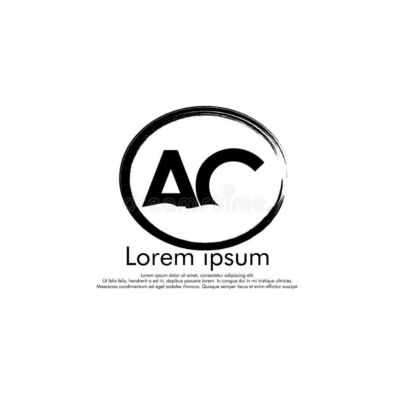 AC Vector Initial Abstract Logo Stock Illustration - Illustration of ...