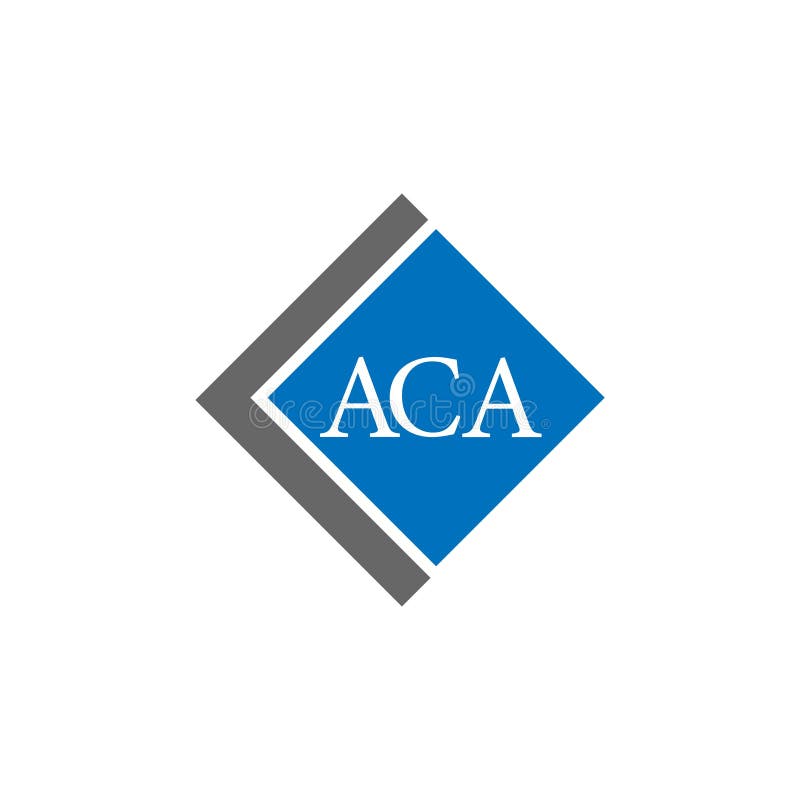 ACA Letter Logo Design on White Background. ACA Creative Initials ...