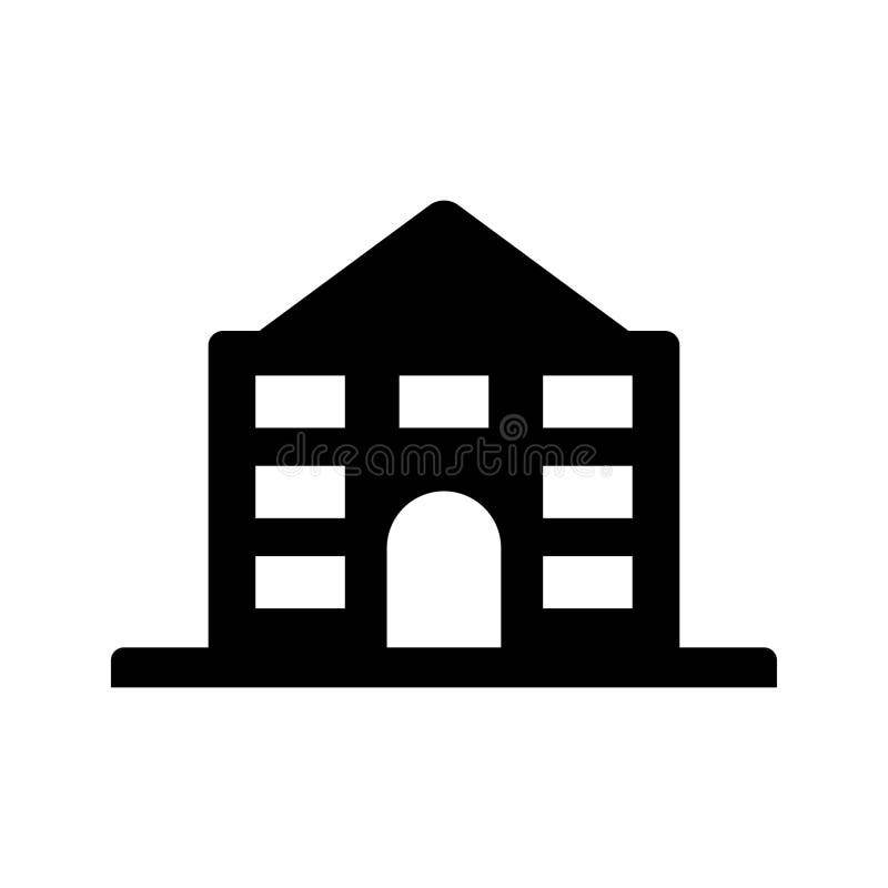Academic, Academy, Building Icon Stock Illustration - Illustration of ...