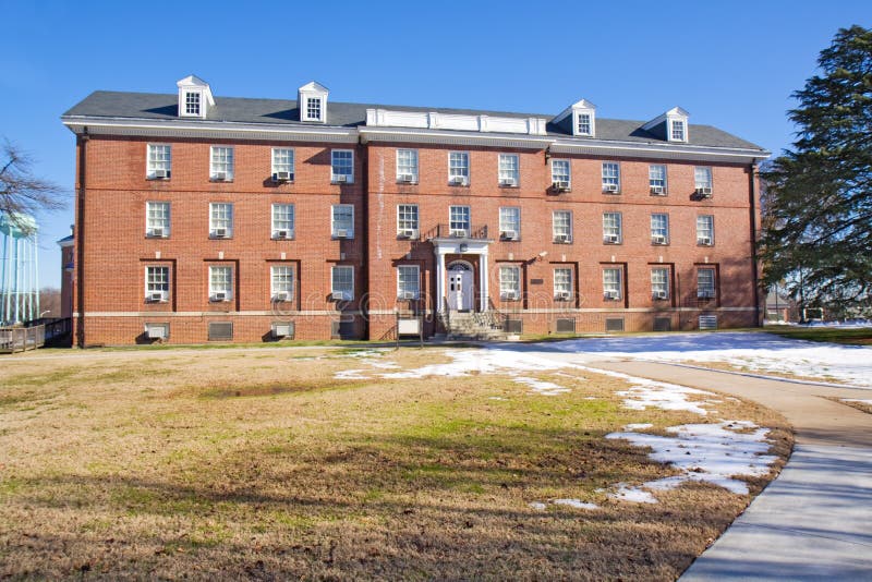 Academic Building on a University Campus Stock Image - Image of ...