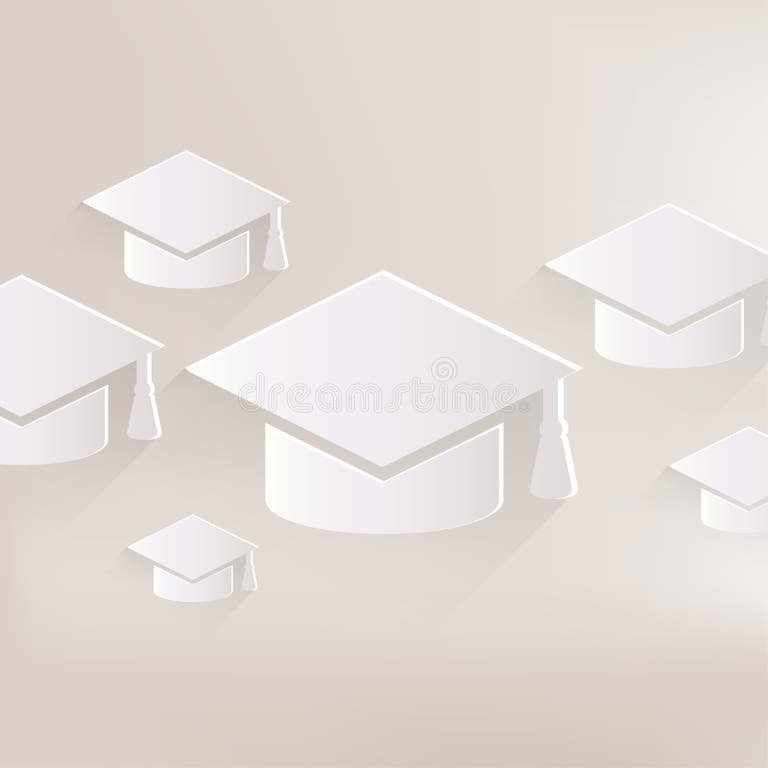 Academic Cap Icon. Study Cap Symbol Stock Vector - Illustration of ...