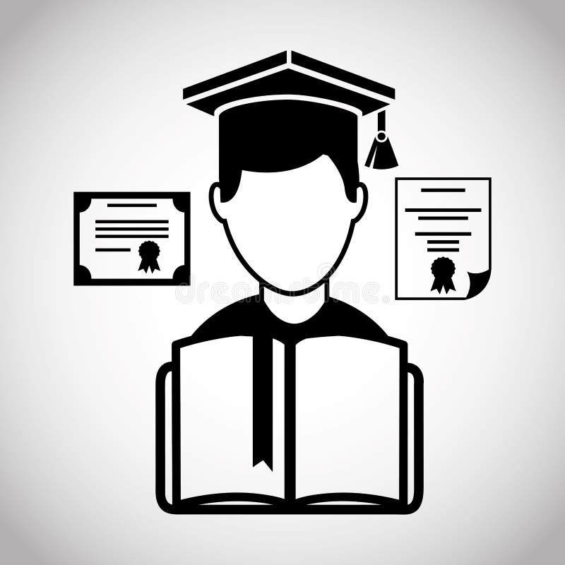 Academic education design stock illustration. Illustration of emblem ...