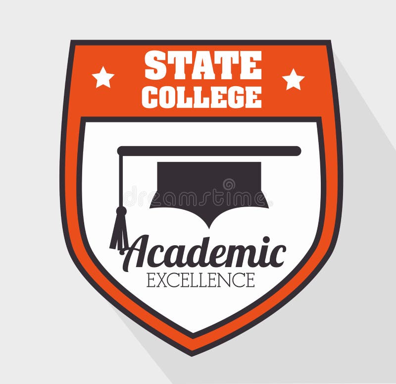 Academic education design. stock vector. Illustration of state - 60997926