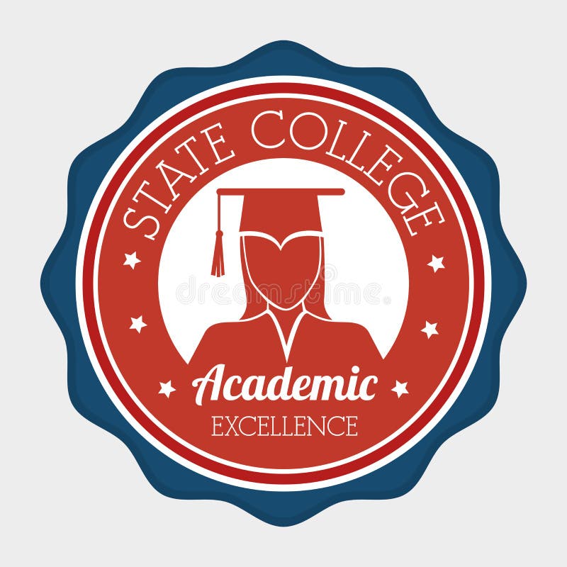 Academic education design. stock vector. Illustration of class - 60998255