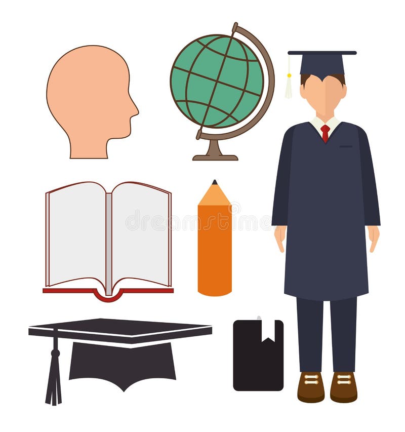 Academic education design. stock vector. Illustration of knowledge ...