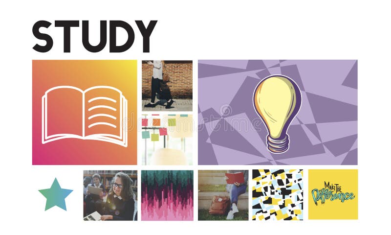 Academic Education Learning Wisdom Graphic Concept Stock Illustration ...