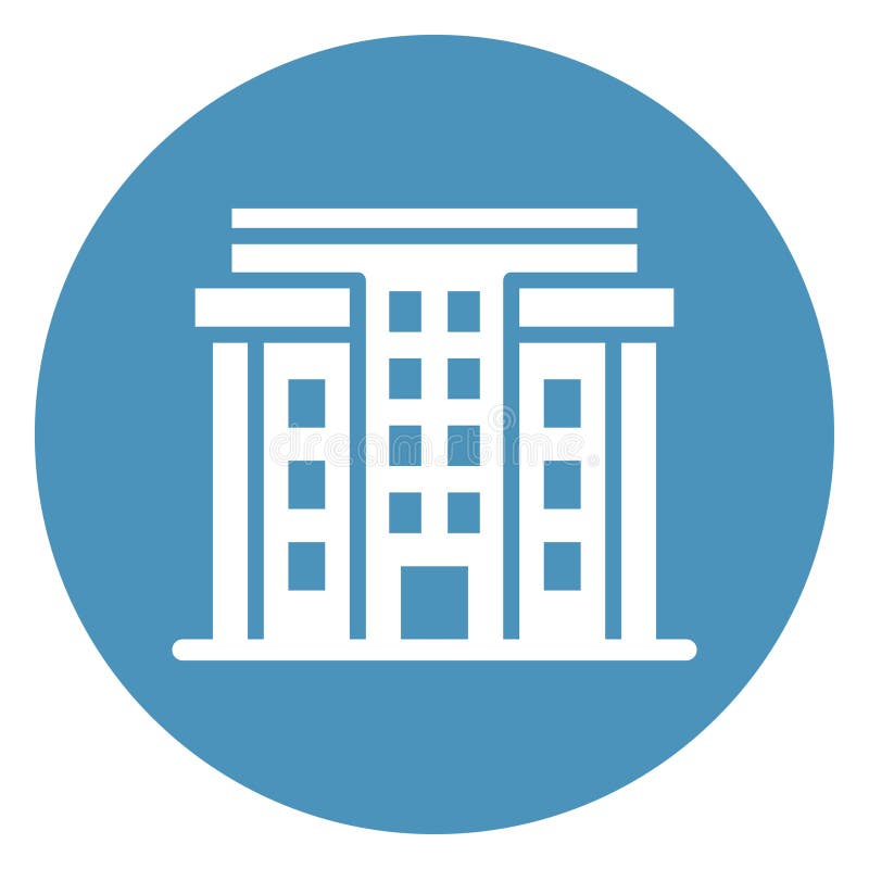 Academic, Educational Building Isolated Vector Icon Which Can Be Easily ...