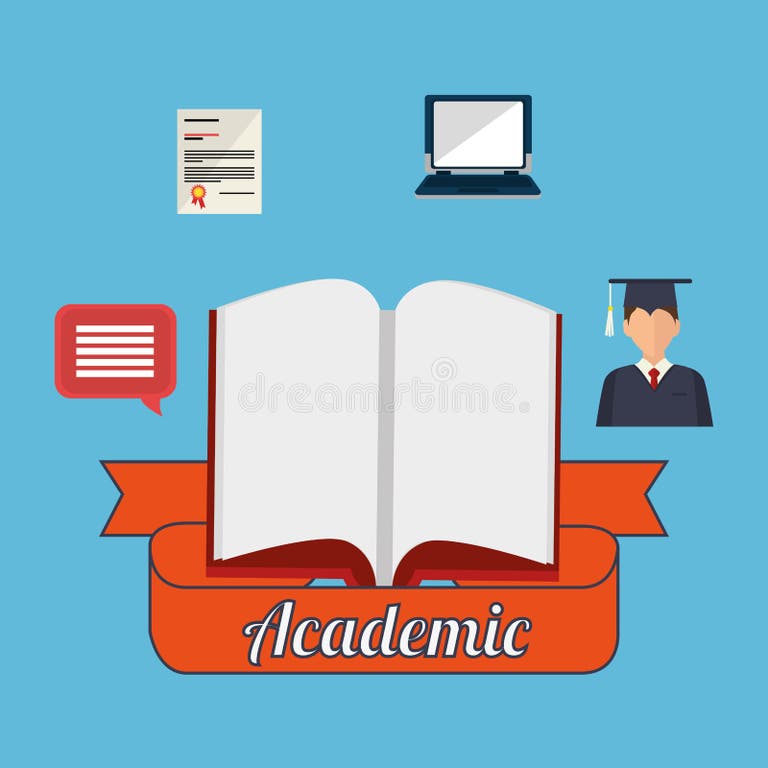 Academic excellence design stock illustration. Illustration of ...