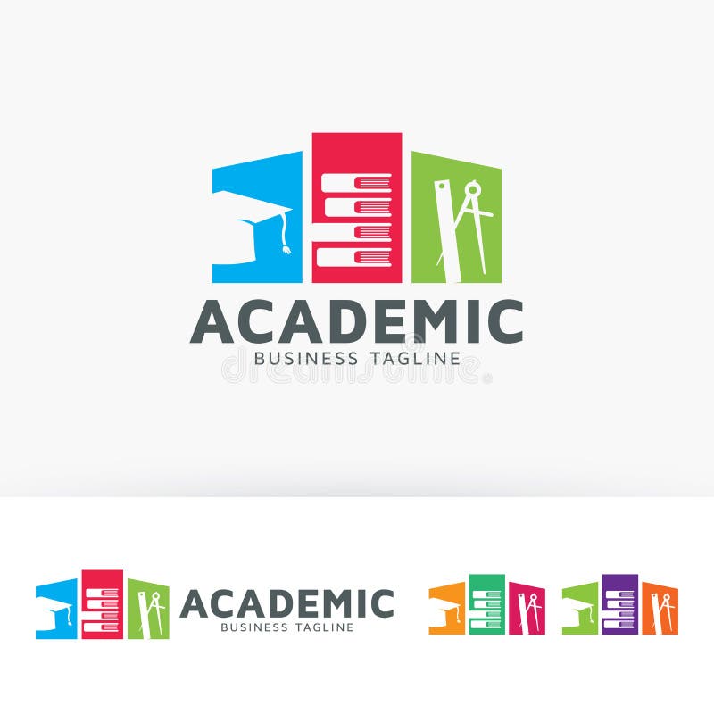 Academic logo design stock vector. Illustration of creativity - 82853983
